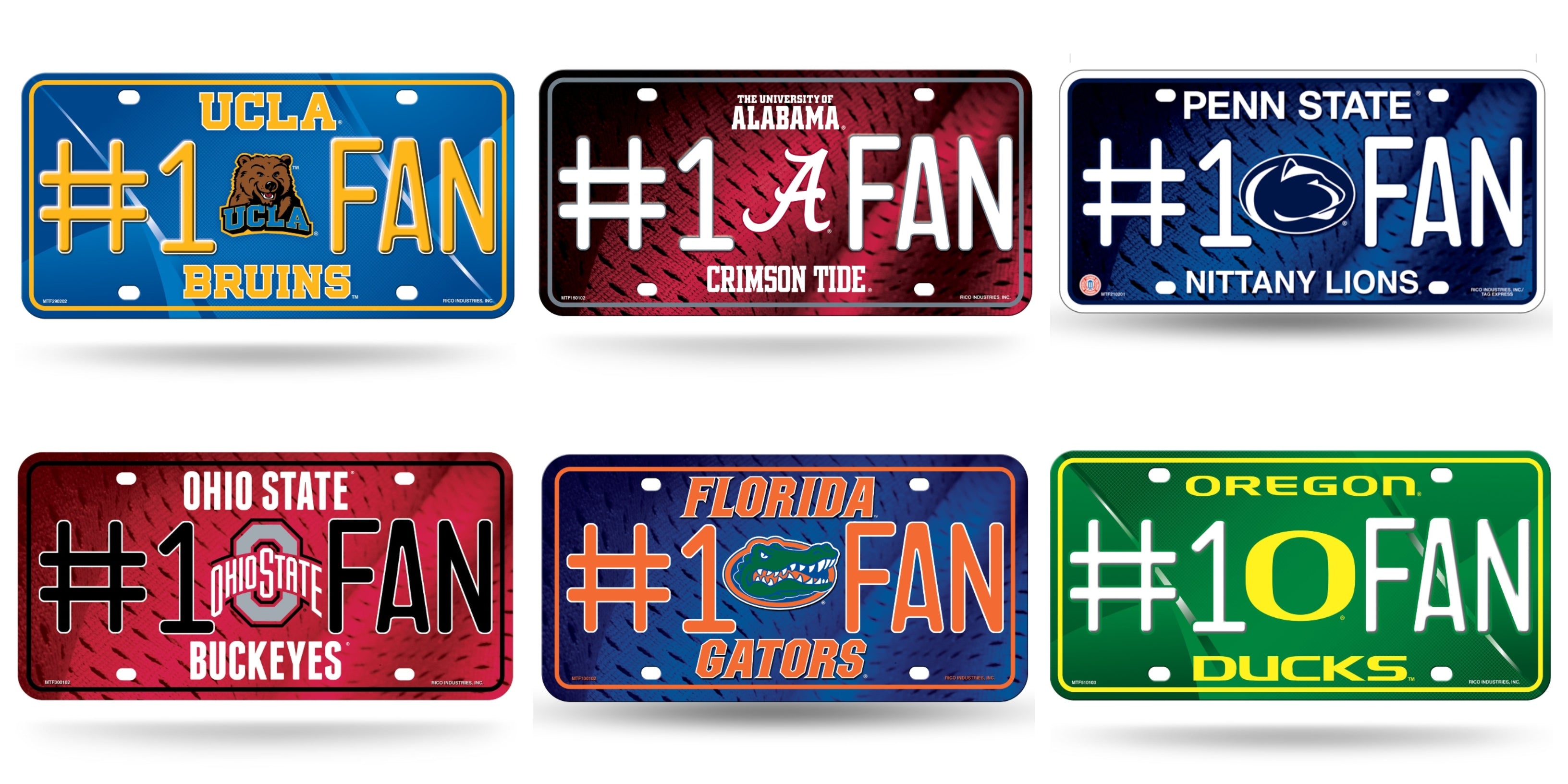 NCAA All Teams #1 Fan License Plate