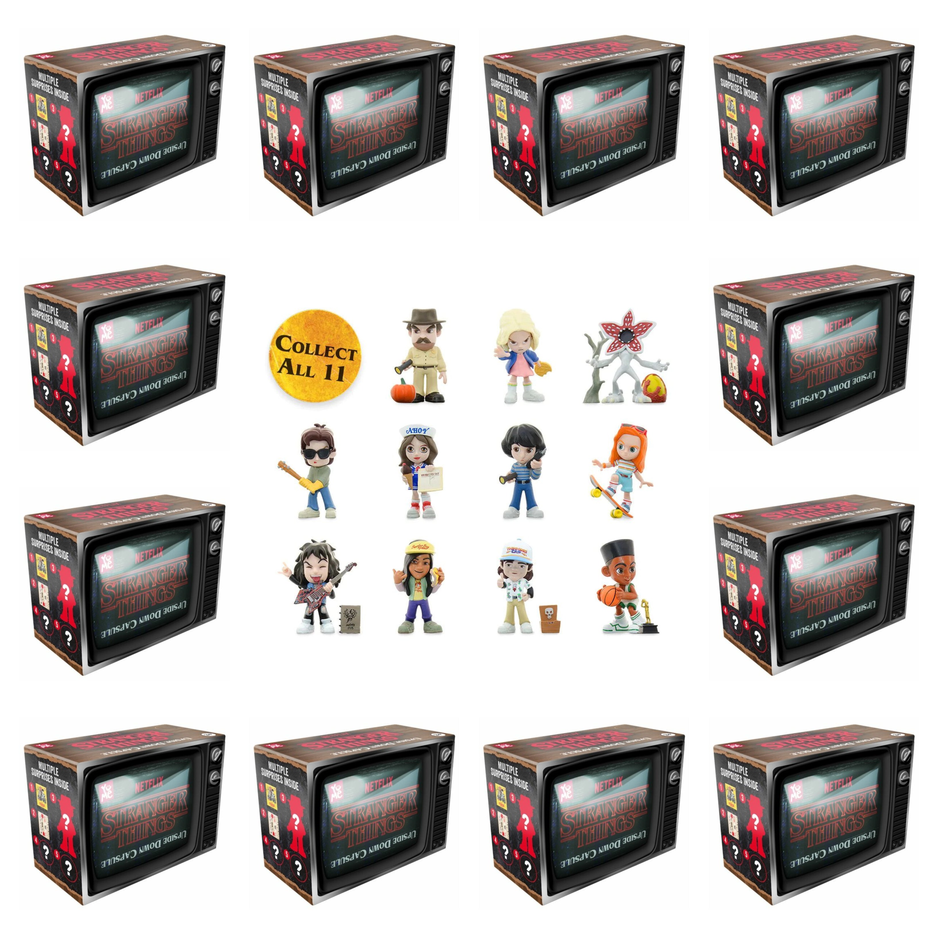 Stranger Things 12 Pack Set - Upside Down Capsule (84 cards and 12 Mys